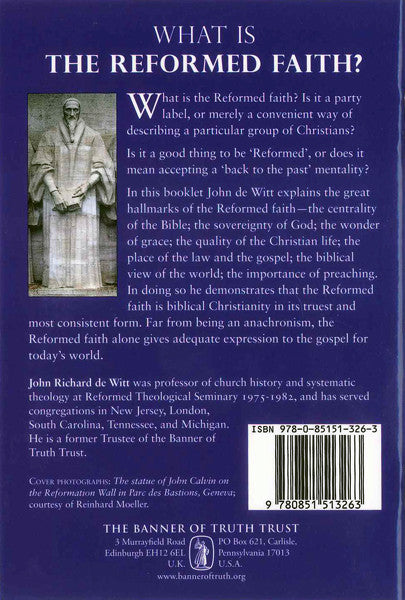 What Is The Reformed Faith? – EPC Resources